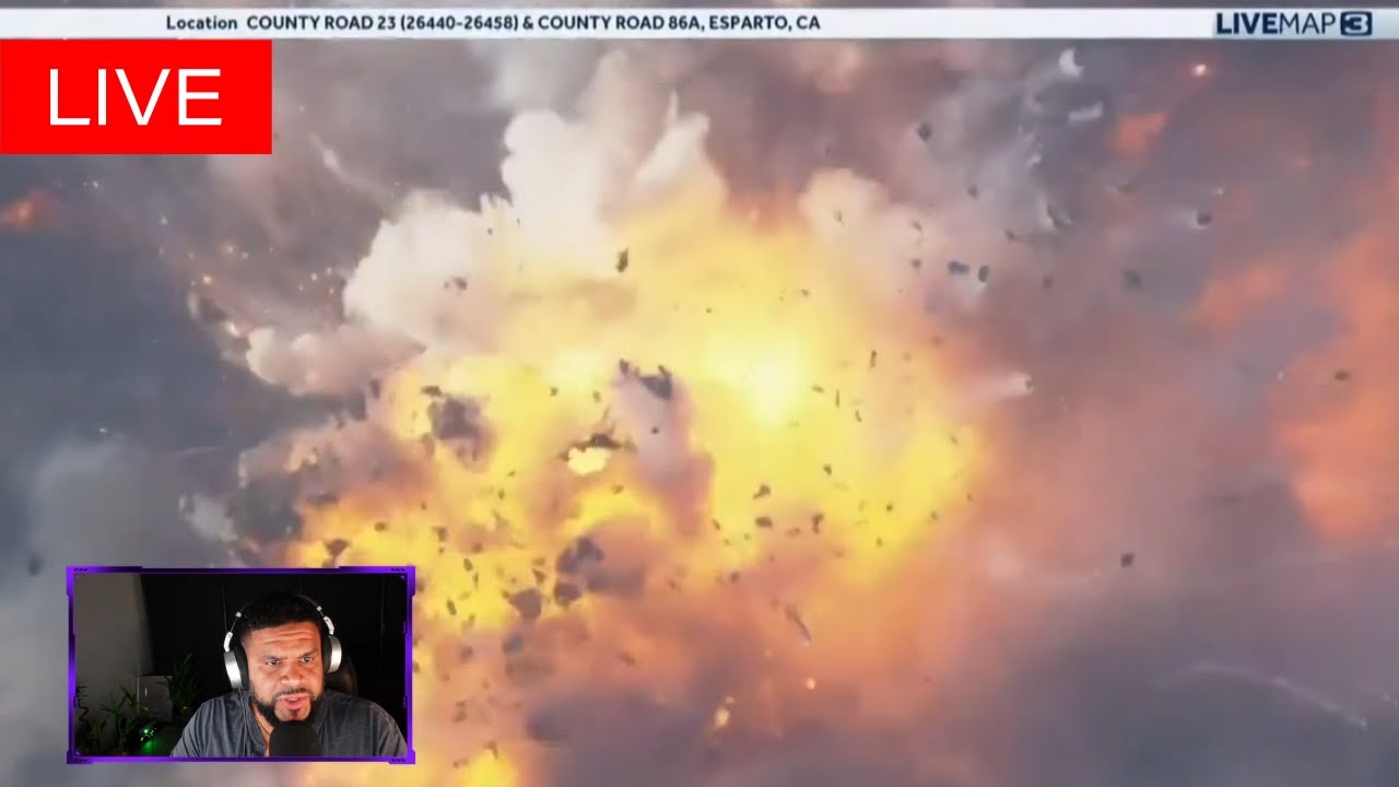 MAJOR EXPLOSION & Fire at Fireworks Facility in Yolo County, California ...