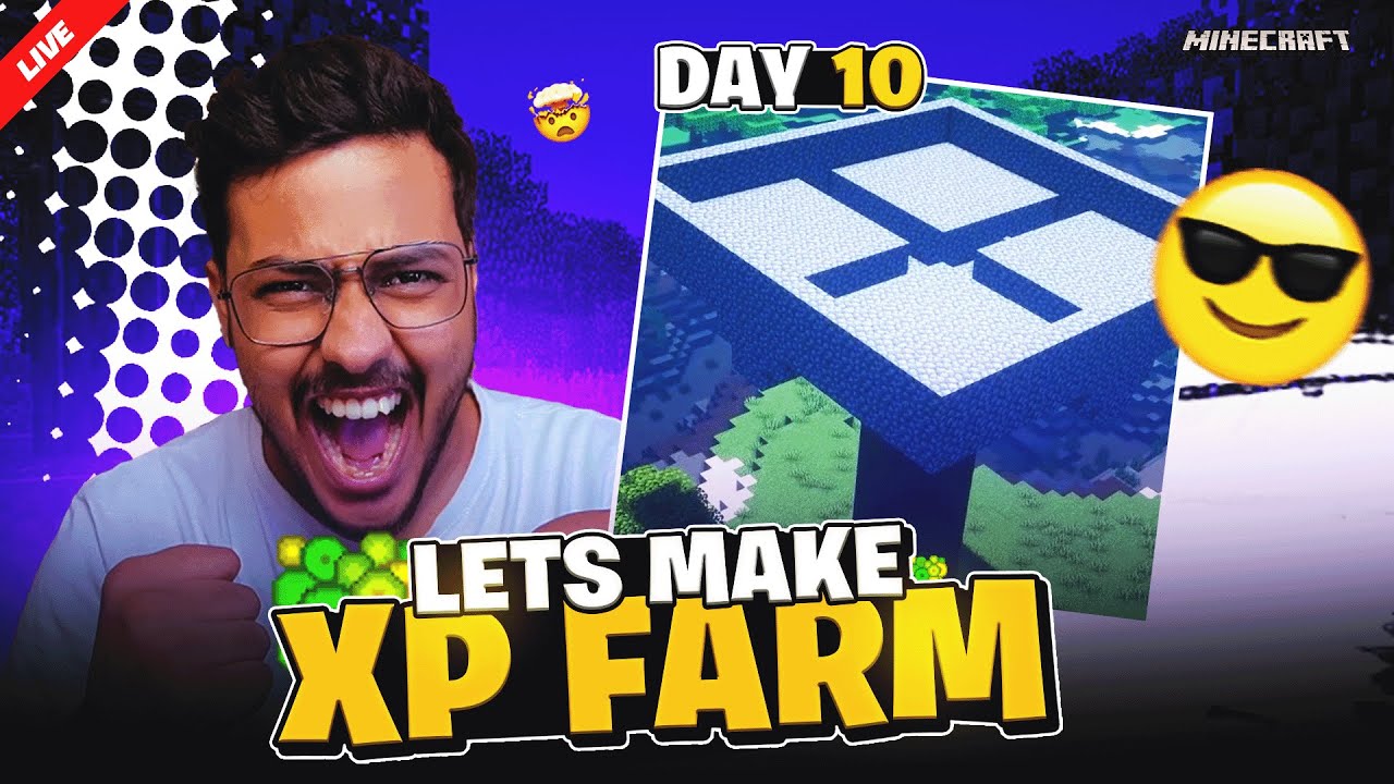 🔴TIME TO MAKE XP FARM DAY 10 😢 |GTA VIDEO (PART 5) #minecraft #GRIND ...