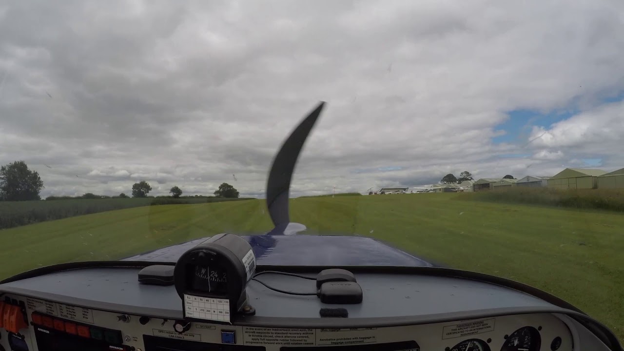 Landing at Fishburn, England - YouTube
