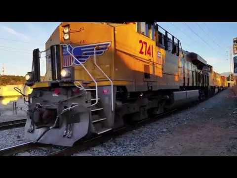 UP 2741 (ET44AC) Los Angeles River Culvert - YouTube