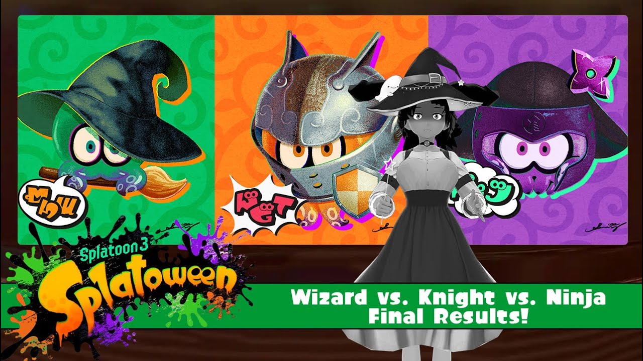[Splatoon 3 (Splatoween)] Wizard vs Knight vs Ninja Final Results ...
