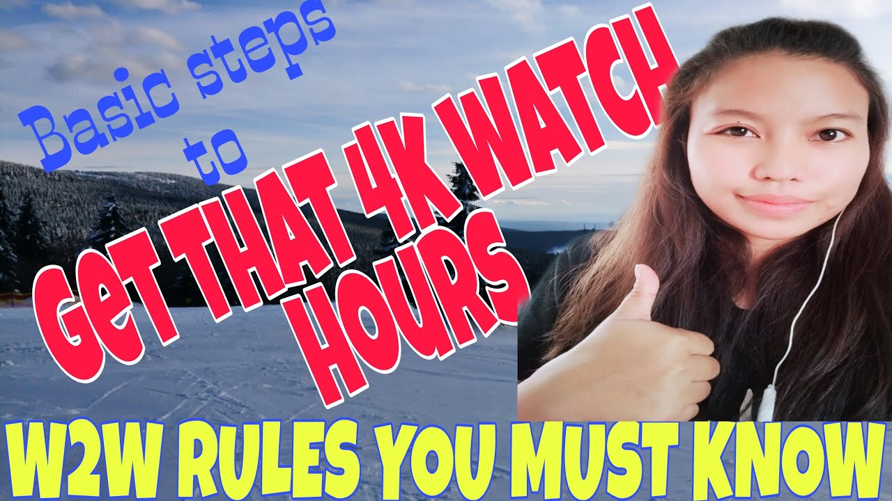 HOW TO START WATCH TO WATCH (BEGINNER GUIDE) - YouTube