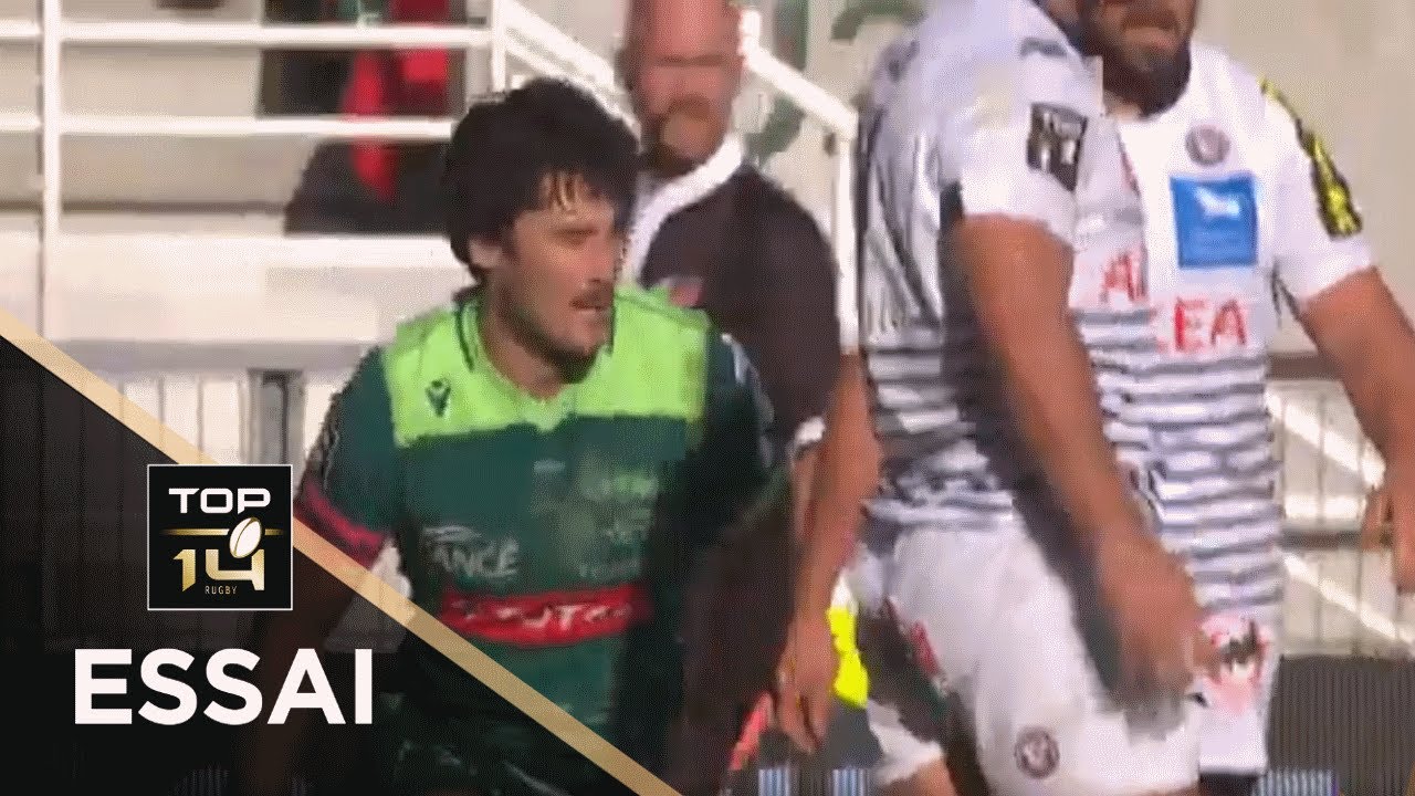 TOP 14 - Essai d'Atila SEPTAR (SP) - Pau - Bordeaux-Bègles - J5 ...
