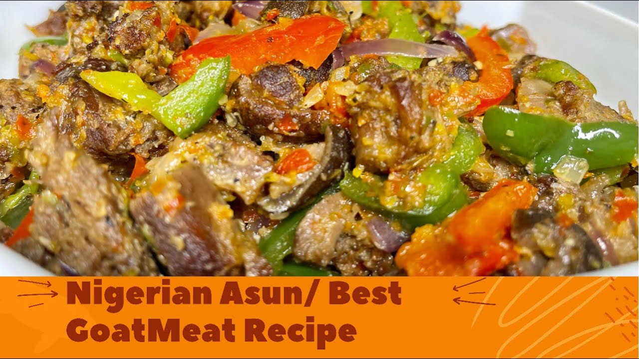How to Make Nigerian Goat Meat Asun | Best Asun Recipe | Air-fry ...