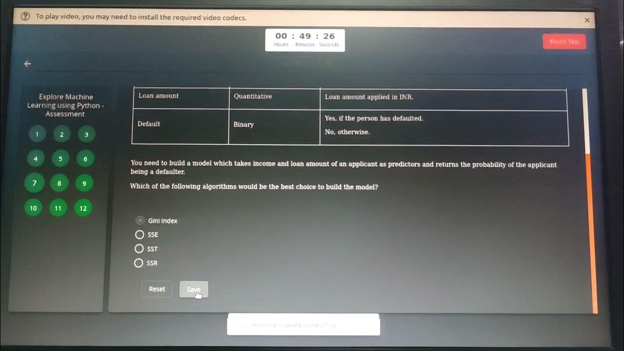 Explore Machine Learning using Python Answers #infosys #infosys springboard #springboard EML ...