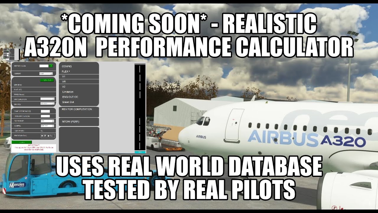 Realistic A320 Flex Temp / Performance Calculator | Coming Soon - YouTube