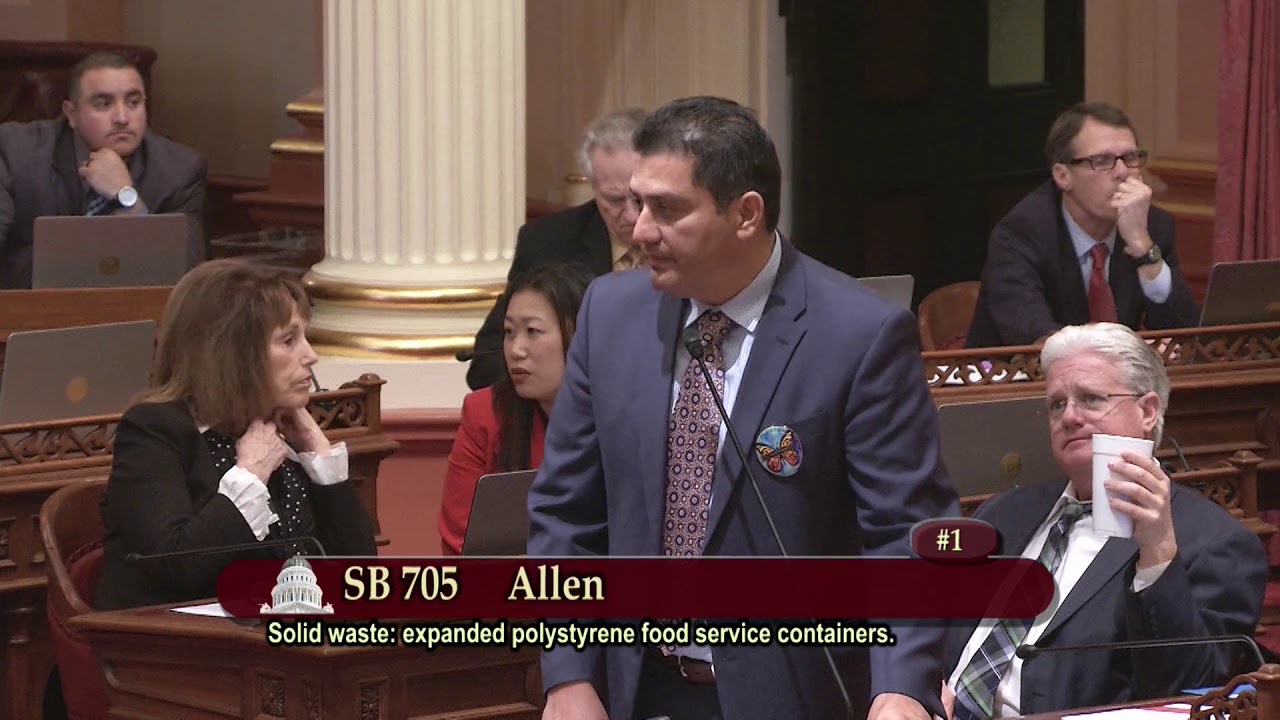 California Senate Bill 705 on the Senate floor - YouTube