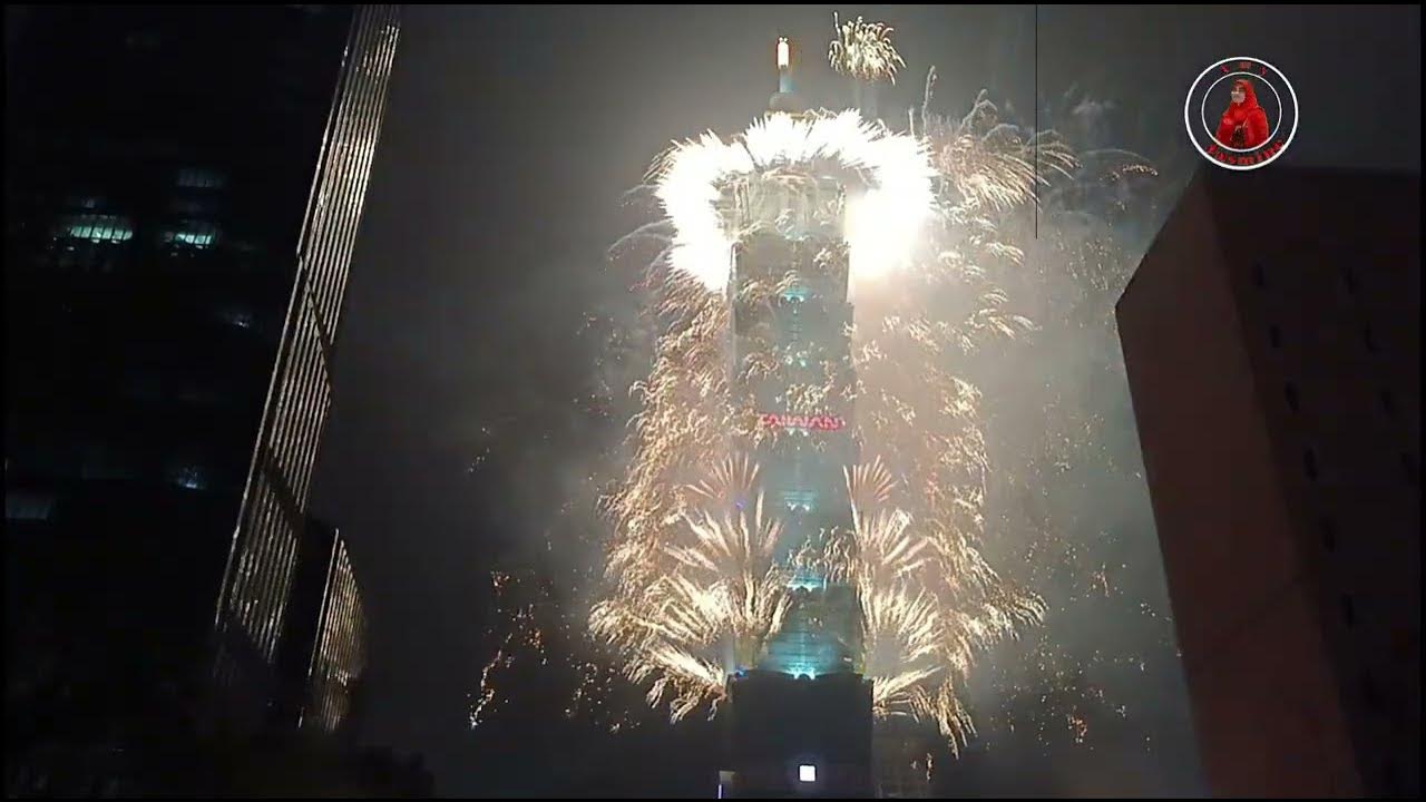 Kembang Api Di Taipei 101 Malam Tahun Baru || Happy New year 1 Januari 2025 - YouTube