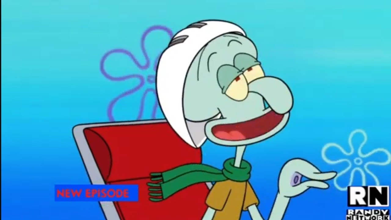 Spongebob Squarepants:Squidward's Tough Break Title Card (Randy Network ...