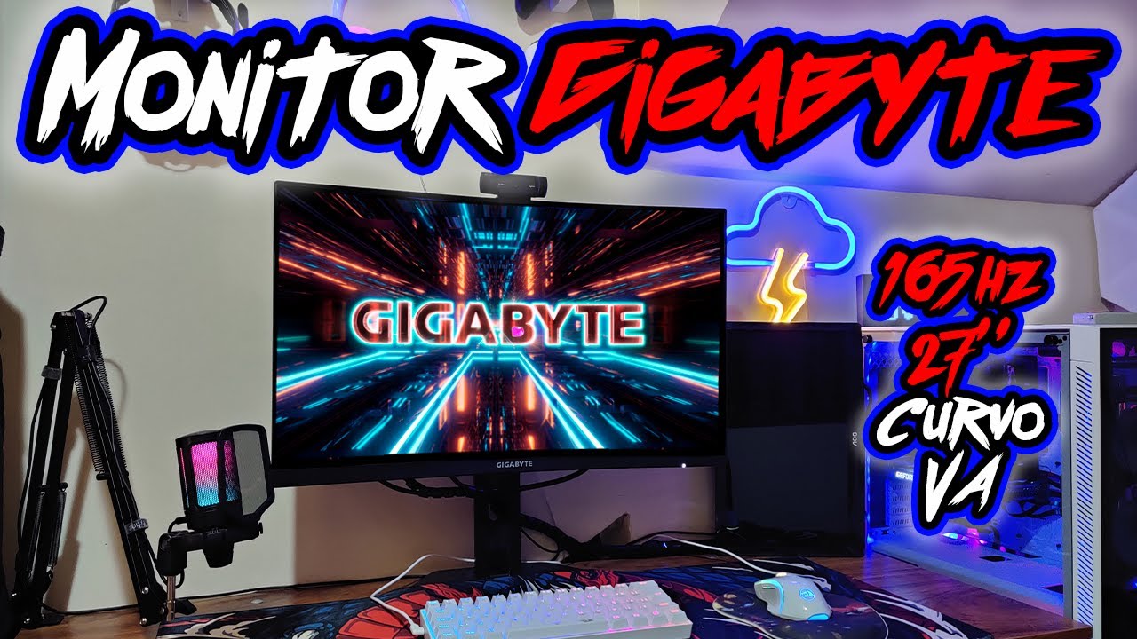 ESSE MONITOR MUDOU MEU SETUP - Gigabyte G27FC A, 27 Pol, Curvo, Full HD ...