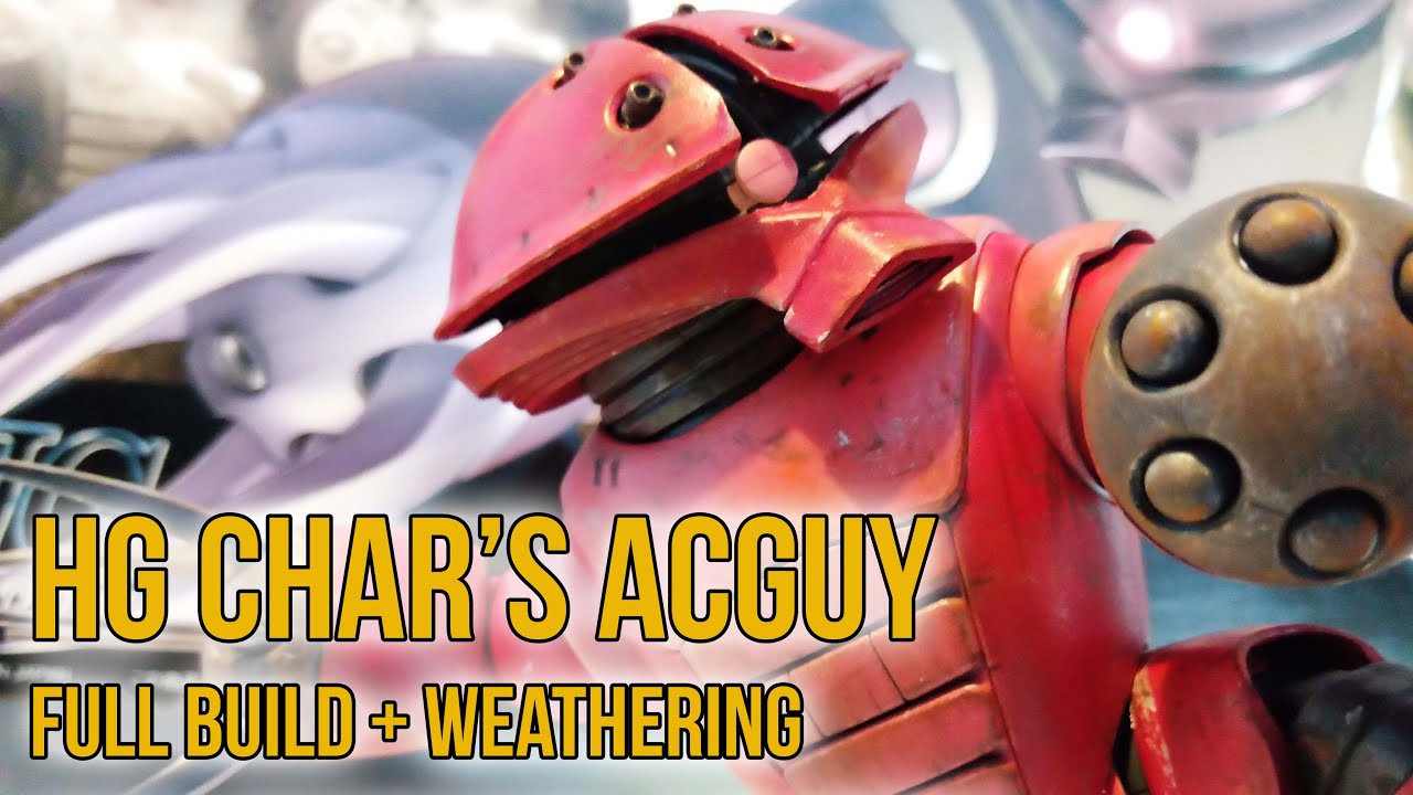Char's MSM-04 Acguy HGUC - Full Build with Paint and Weathering - YouTube