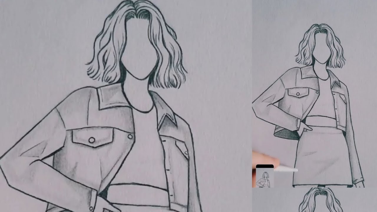 Pencil Sketch How To Draw Cute Girl Face Step By Step Drawing Tutorial For Beginners
