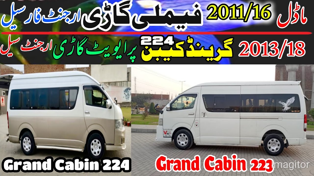 Grand Cabin Hiace 224 | Toyota Hiace TRH 224 Auto Door | Buxa 224 ...