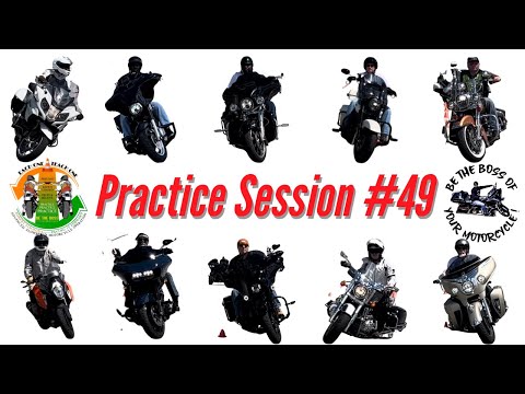 Motorcycle Practice Session #49 - Slow Speed Motorcycle Riding Skills ...