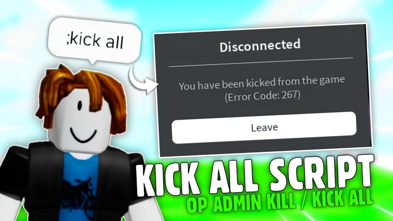 Roblox Admin Troll Script ~ Kick all & Others OP Trolling Features ...