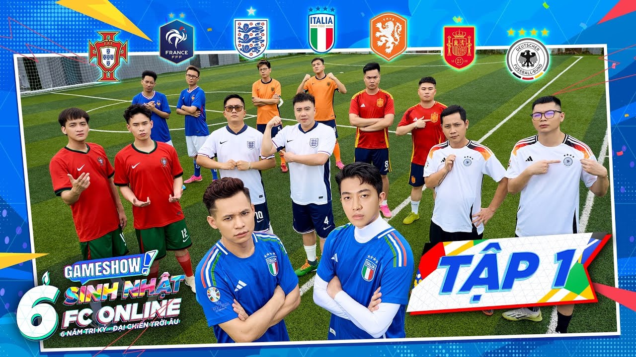 TẬP 1: Độ Mixi, Cris Phan lần đầu làm chủ cuộc chơi | Gameshow Sinh nhật 6 tuổi FCO | UEFA Euro ...