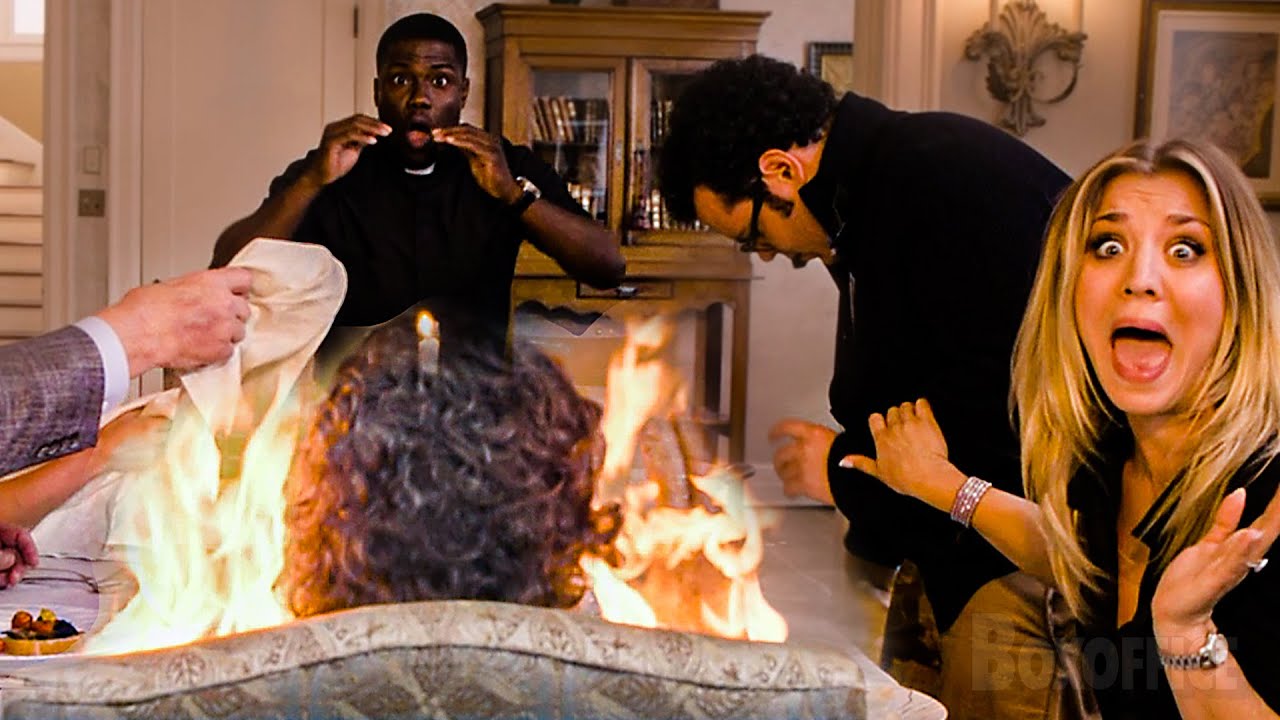 Kevin Hart mente e deixa a avó em chamas | Padrinhos Ltda. | Clipe ...