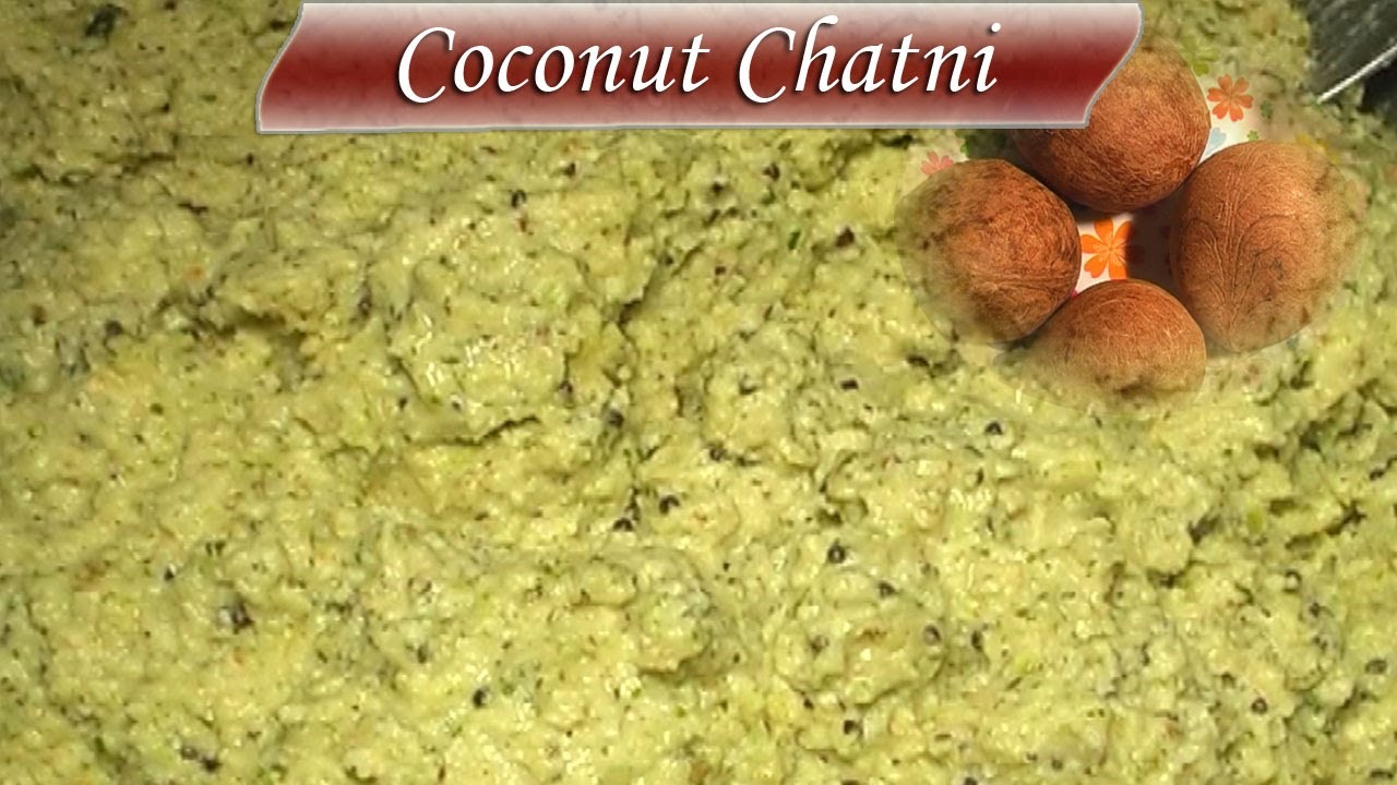 Coconut Chatni / Nariyal ki chatni / quick and easy recipe - YouTube