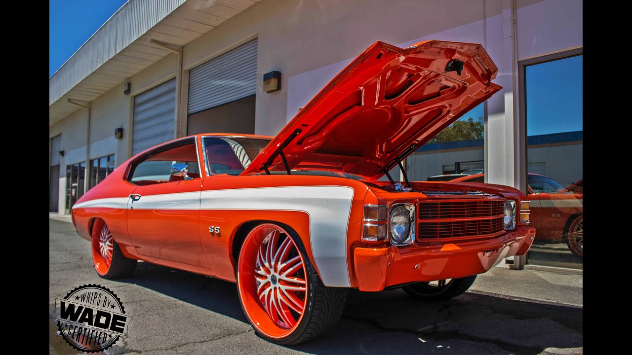 HHP Shop Visit : Deep's LS7 powered 71 Chevelle on 24" Lexani Wheels ...