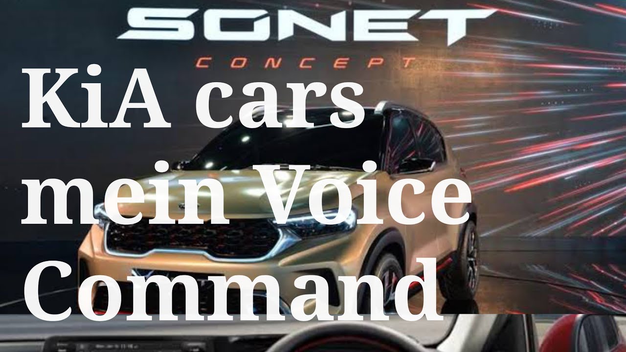 Kia sonet Gt Line voice command how to use.. 991 - YouTube