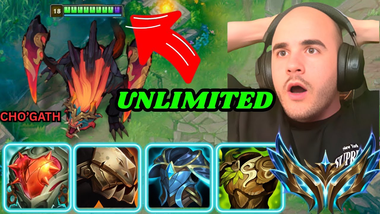 SUB = CHAMP PICK | League of Legends | Becoming Rank 1 Cho'Gath EUW ...