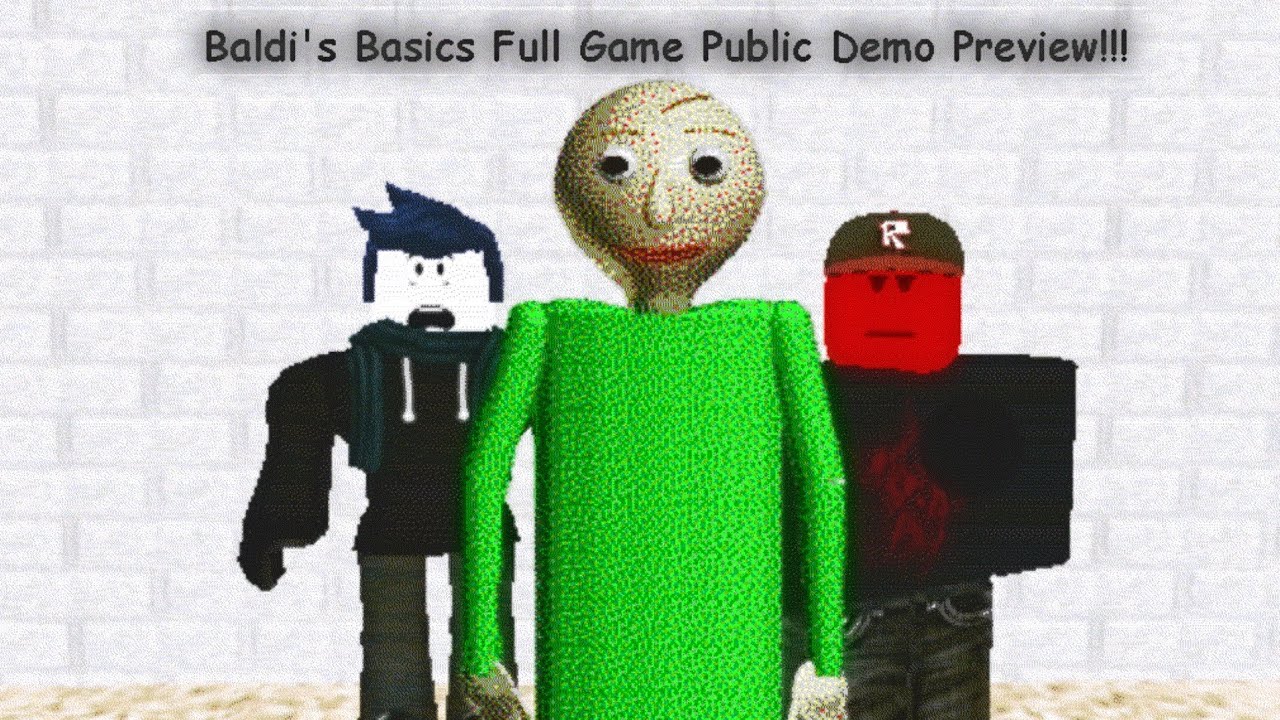 Roblox - Playing With Jamez Crux - (Clobe's Baldi Game :D) - YouTube