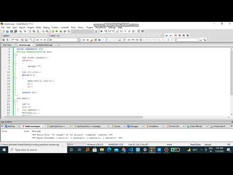 Reverse Of a String - YouTube
