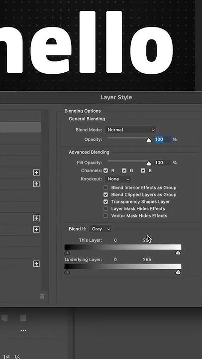 How to Add A DROP SHADOW to TEXT in Photoshop! - YouTube