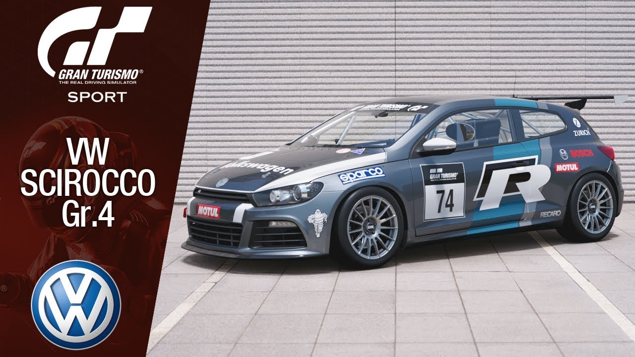 Gran Turismo Sport - Volkswagen Scirocco Gr.4 - Race Day: Fuji - YouTube
