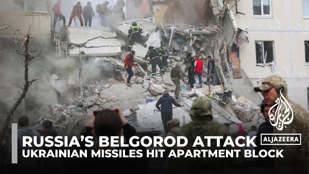 Russia’s Belgorod attack: Ukrainian missiles hit apartment block - YouTube