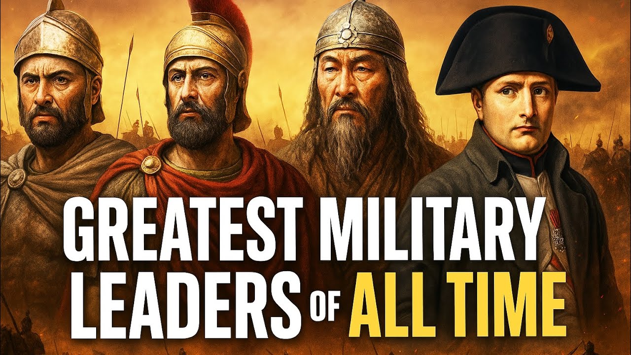 Top 10 Greatest Military Leaders of All Time - YouTube