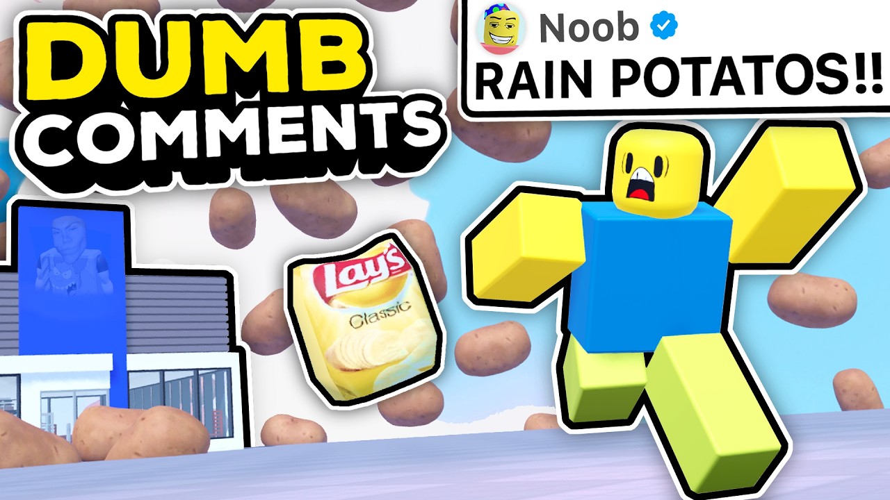 I Turned My DUMB COMMENTS Into ROBLOX GAMES! - YouTube