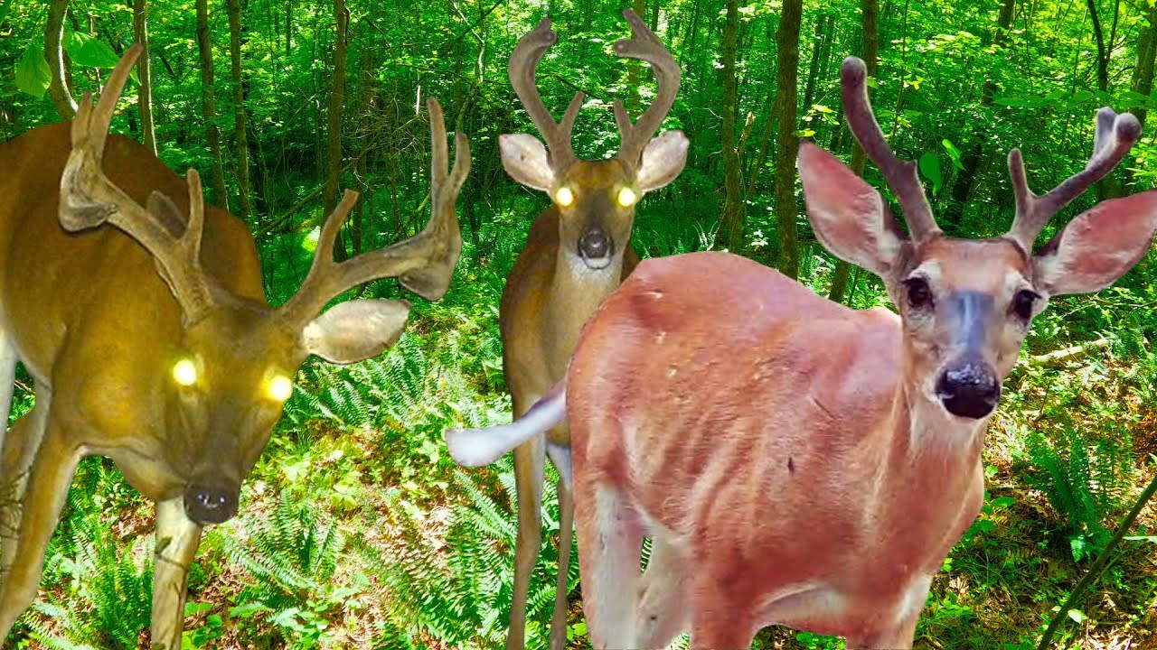 Whitetail Bucks in Pre-Rut & Rut | Deer Trail Camera Videos - YouTube