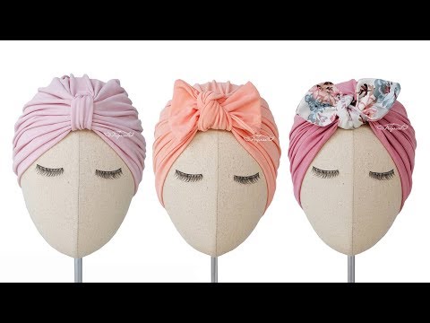 Turban Hat Pattern - Turban Hat with Bow