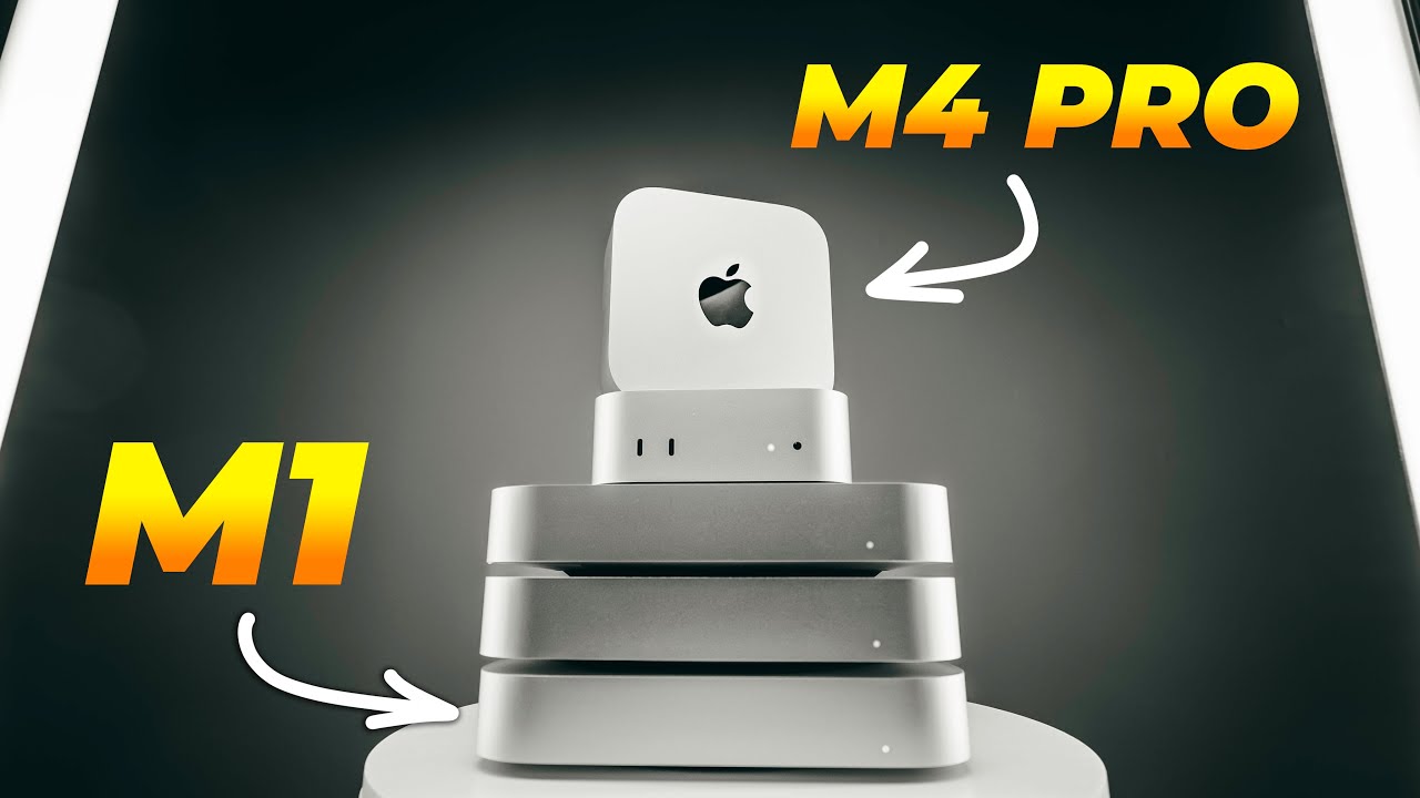 Comparação definitiva do Mac Mini - M1 vs M2 vs M2 Pro vs M4 vs M4 Pro ...