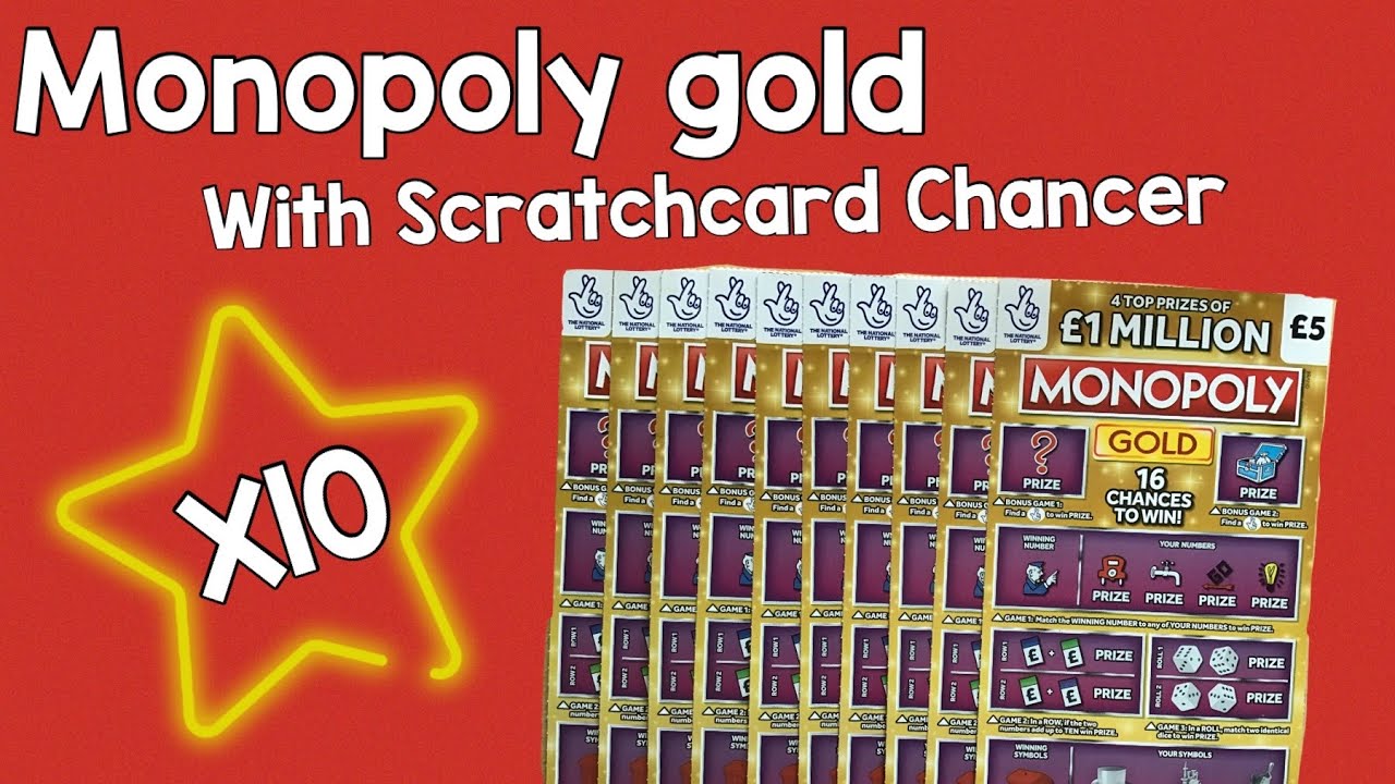 💵💰 Monopoly gold - National Lottery uk - scratchcards - £5 scratch ...