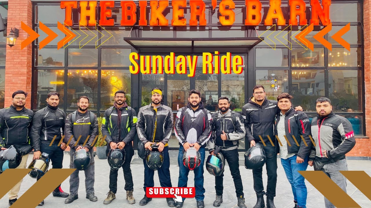 The Bikers Barn Cafe Vibes 🏍️🍔Our Epic Sunday Ride! #bikersbarn # ...