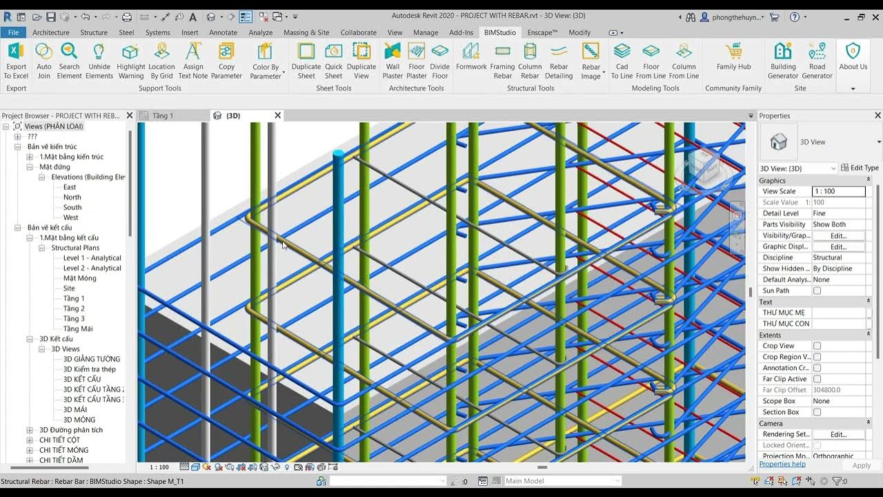 Revit Addin Column Rebar - YouTube