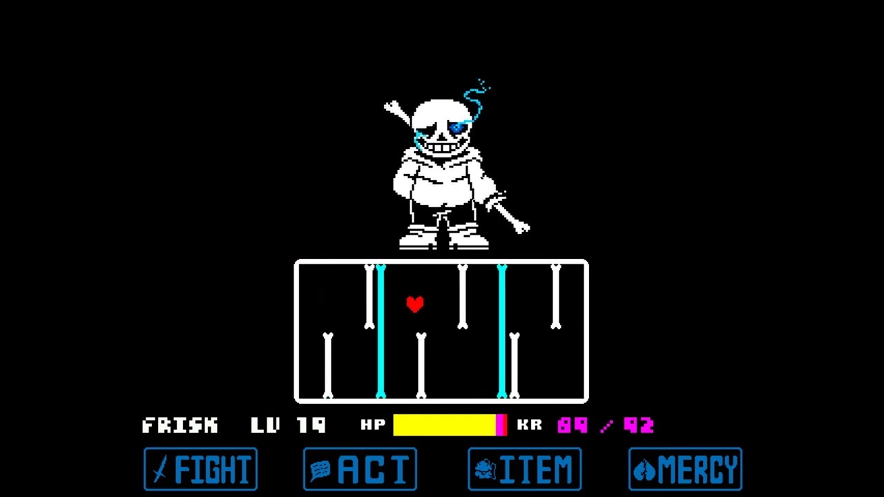 underswap Distrust Phase1 Sans battle! ~ssc`s take~ [Demo,undertale ...