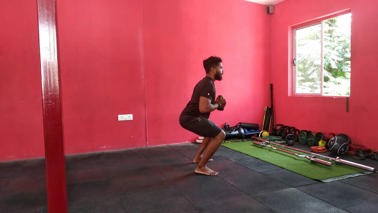 KB Squat + Front press - YouTube