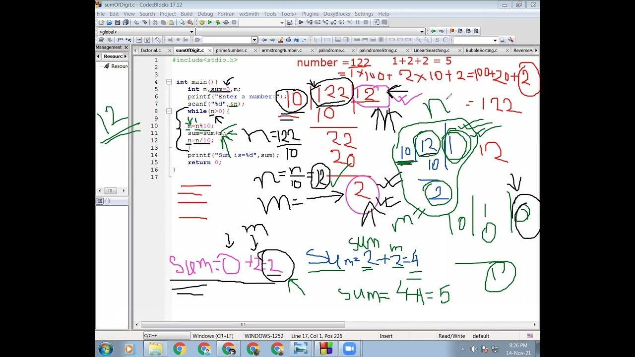 1-1 C programming Armstrong number Sum of Digits and Prime number - YouTube