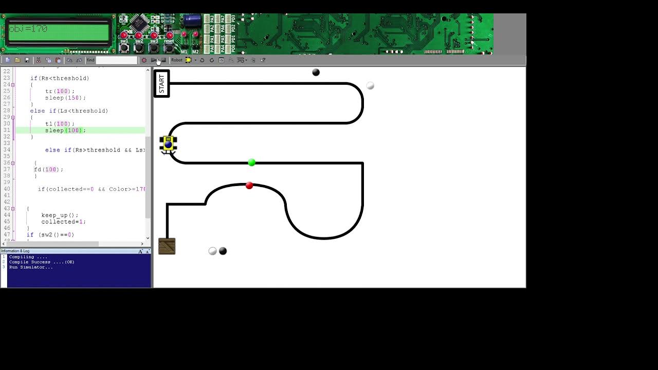 C Robot Simulator Mohammad Abuouf & Martim Madeira - YouTube