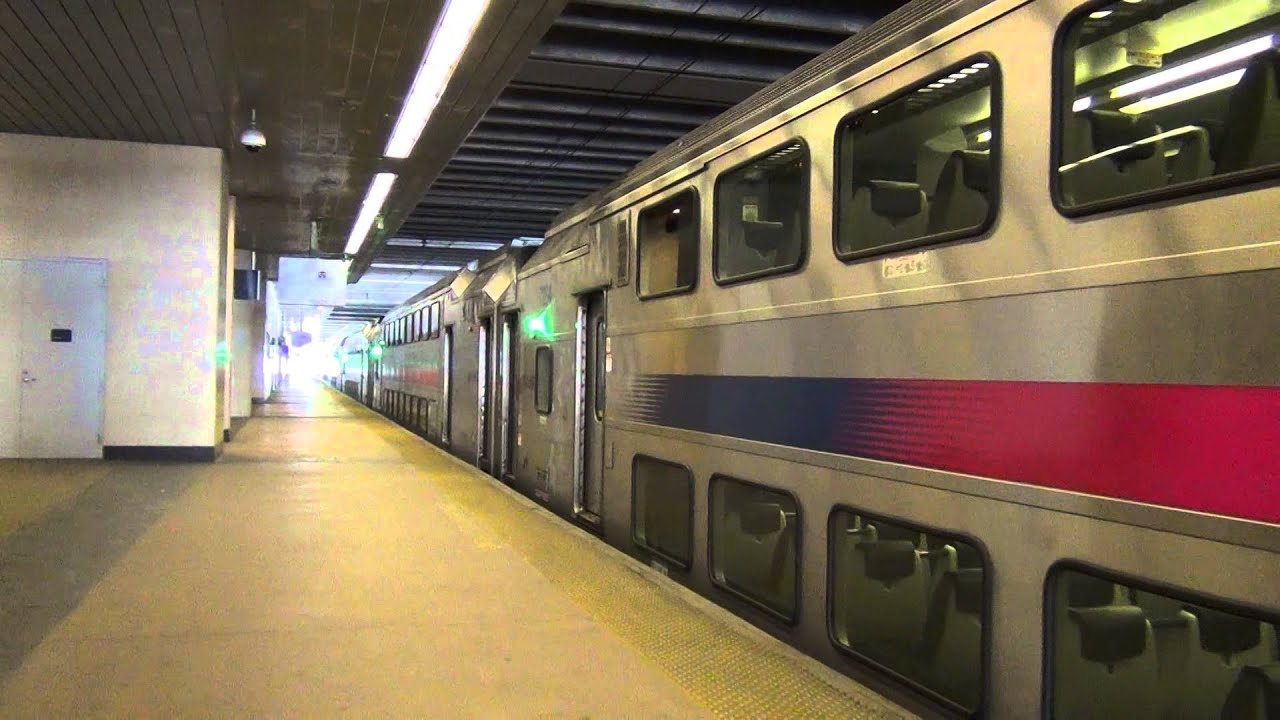 NJT Rail - Bombardier Multilevel Cab Car #7059 (pushed by ALP-45DP #4534) departing Secaucus JCT ...