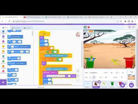 TUGAS MEMBUAT GAME SCRATCH PEMILAHAN SAMPAH - YouTube