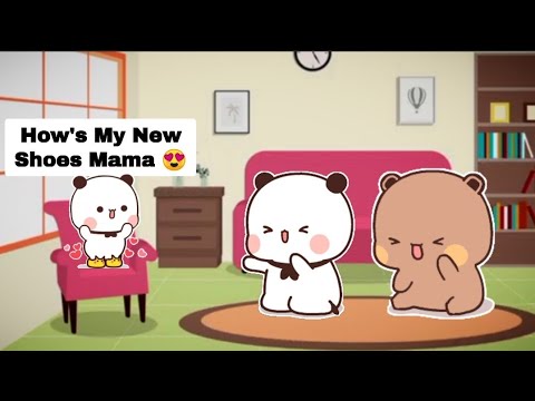 Baby Milli Enjoying In New Shoes 😍| BubuDudu And Milli | 3D Animation ...