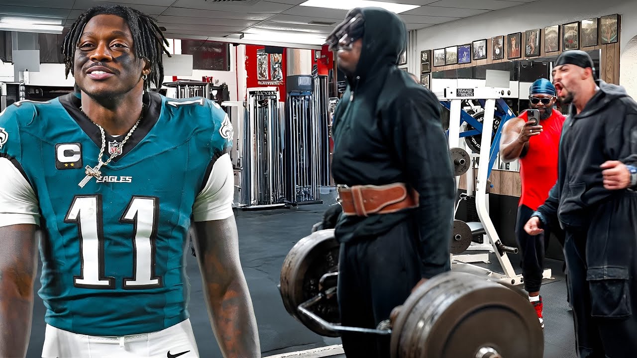 SUPER BOWL CHAMP AJ BROWN TRAINS @ THE MOST DANGEROUS GYM IN AMERICA ...