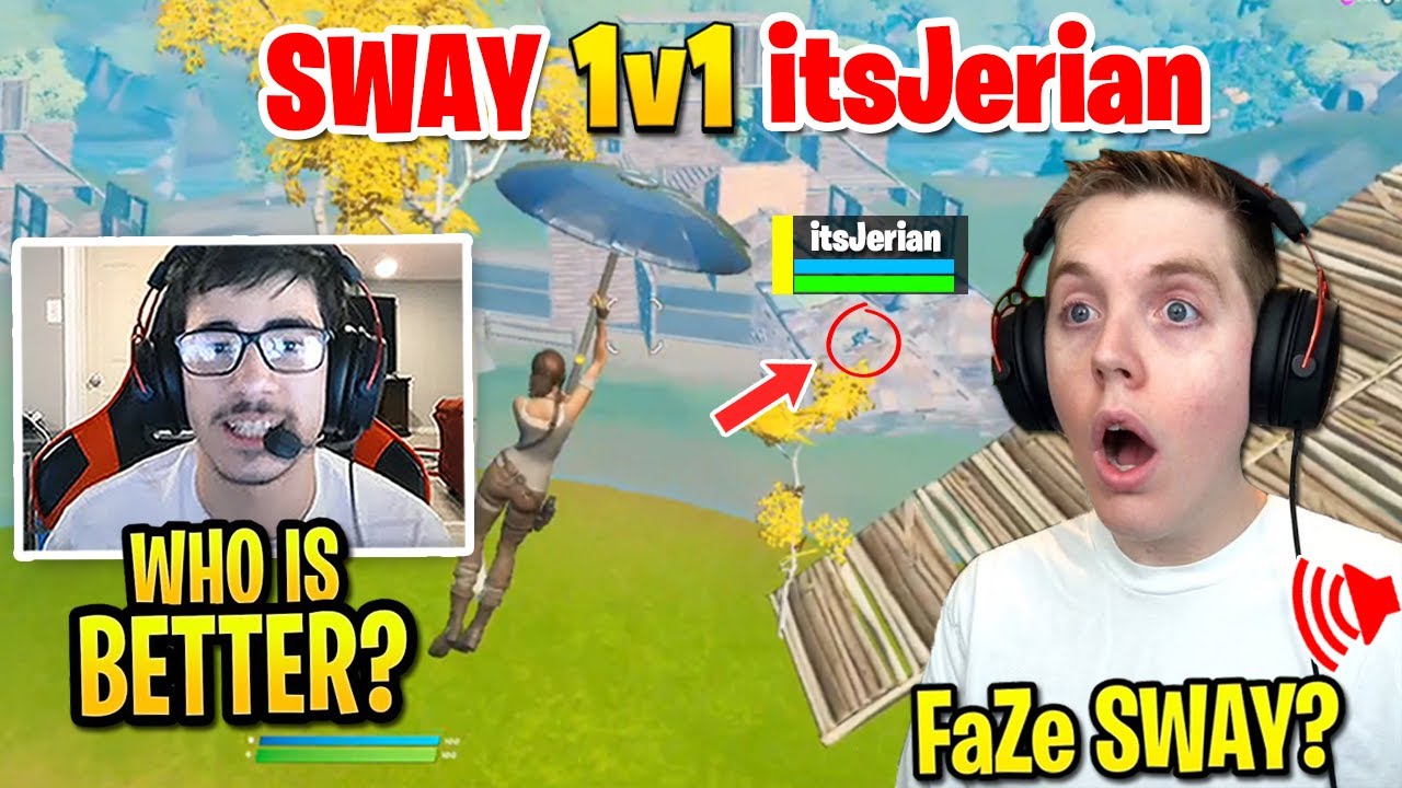 FaZe Sway 1v1 itsJerian in Solo Arena then this Happened! - YouTube