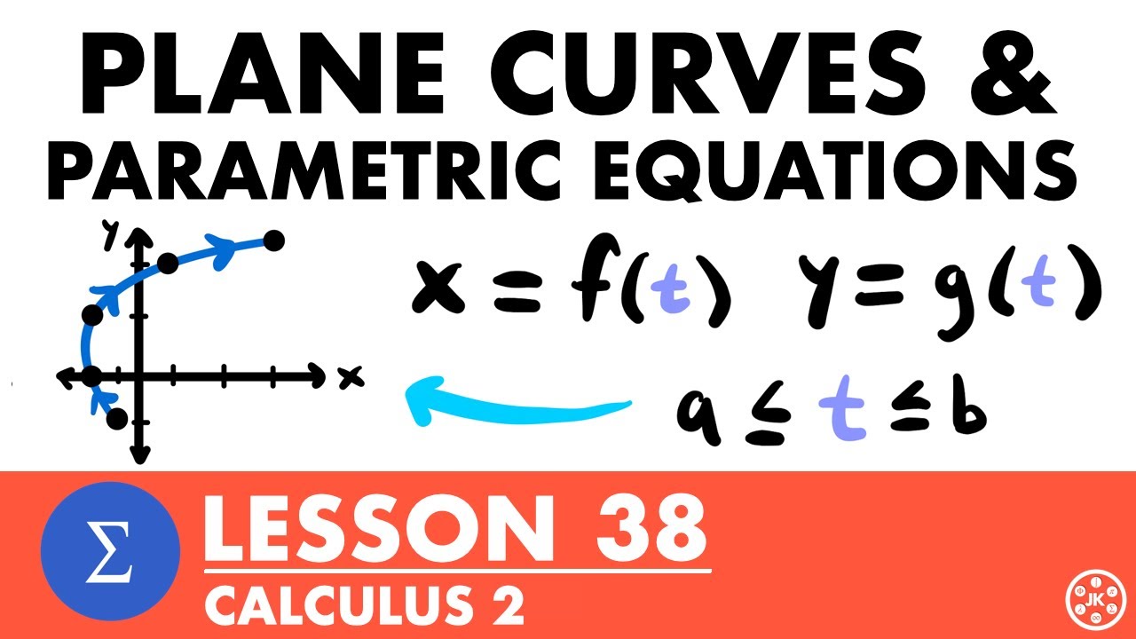 Intro To Plane Curves Parametric Equations Calculus 2 Lesson 38 intro-to-plane-curves-parametric-equations-calculus-2-lesson-38