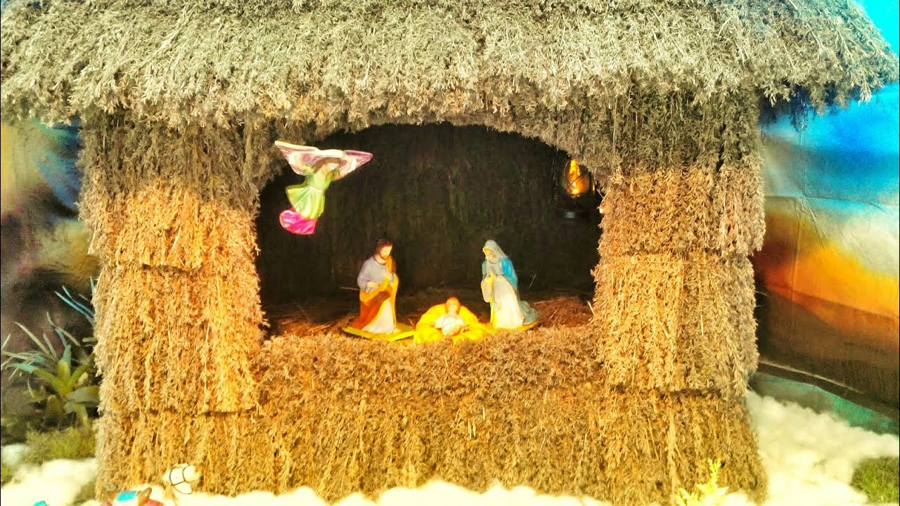 02 Amazing Christmas Crib Decoration YouTube 02-amazing-christmas-crib-decoration-youtube