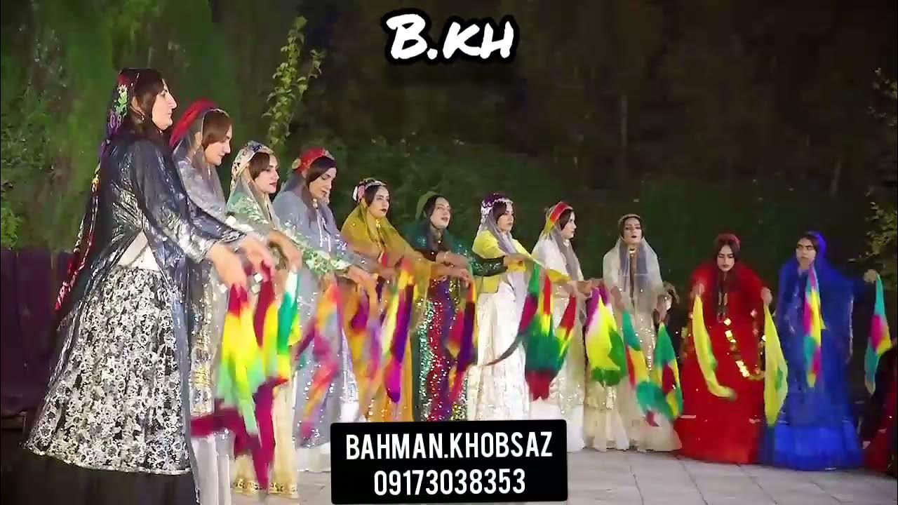 رقص زیبا و منظم و چشم نواز زنان لر و قشقایی در جشن جناب بهمئی Youtube